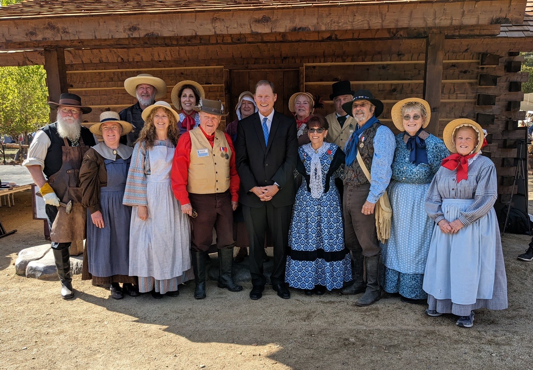 President Mark A. Bragg Dedicates the Mormon Workers Cabin in Historic ...